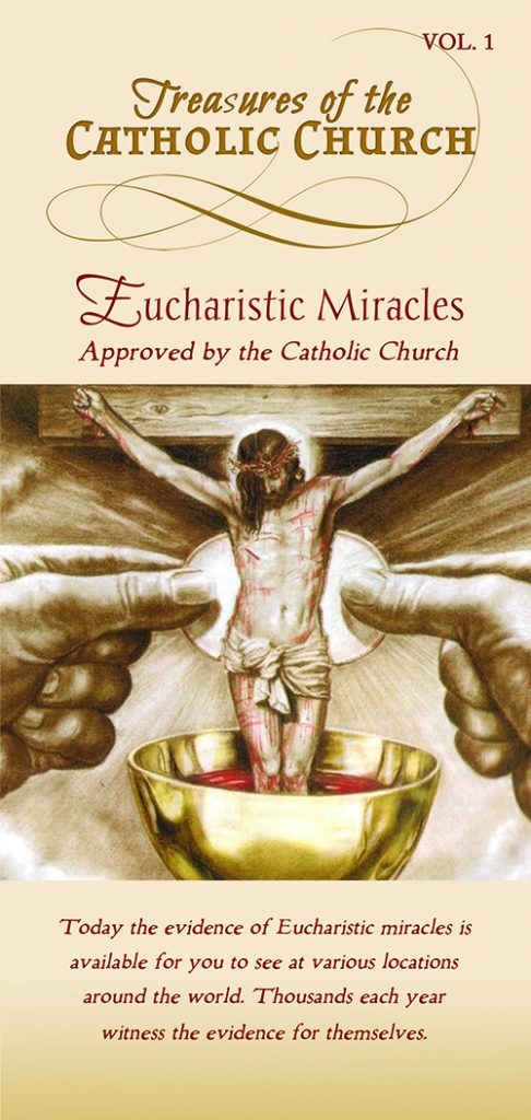 Treasures of the Catholic Church: Eucharistic Miracles Brochure (Eng/Sp ...